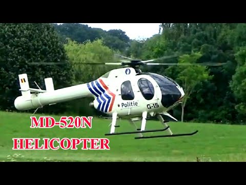 MD-520N Helicopter landing - YouTube