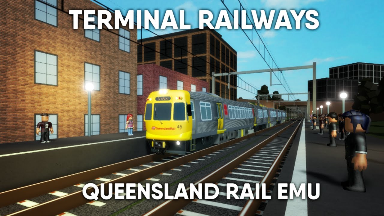 Terminal Railways Queensland Rail EMU Showcase - Roblox - YouTube