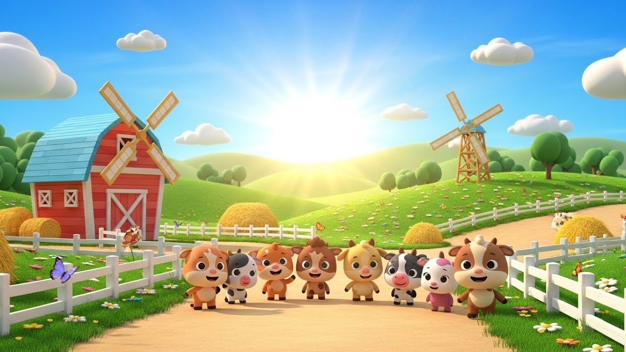 Funny Farm Animals Sing Along for Kids 🐷🐮🎵 Sing, Laugh & Play Together ...