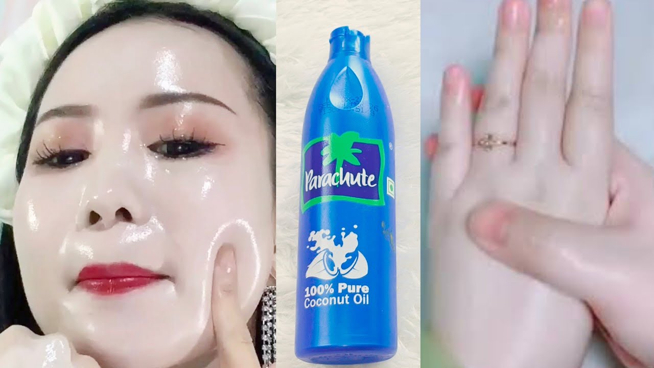 Apply coconut oil like this visible glass skin after 1 use | Coconut ...