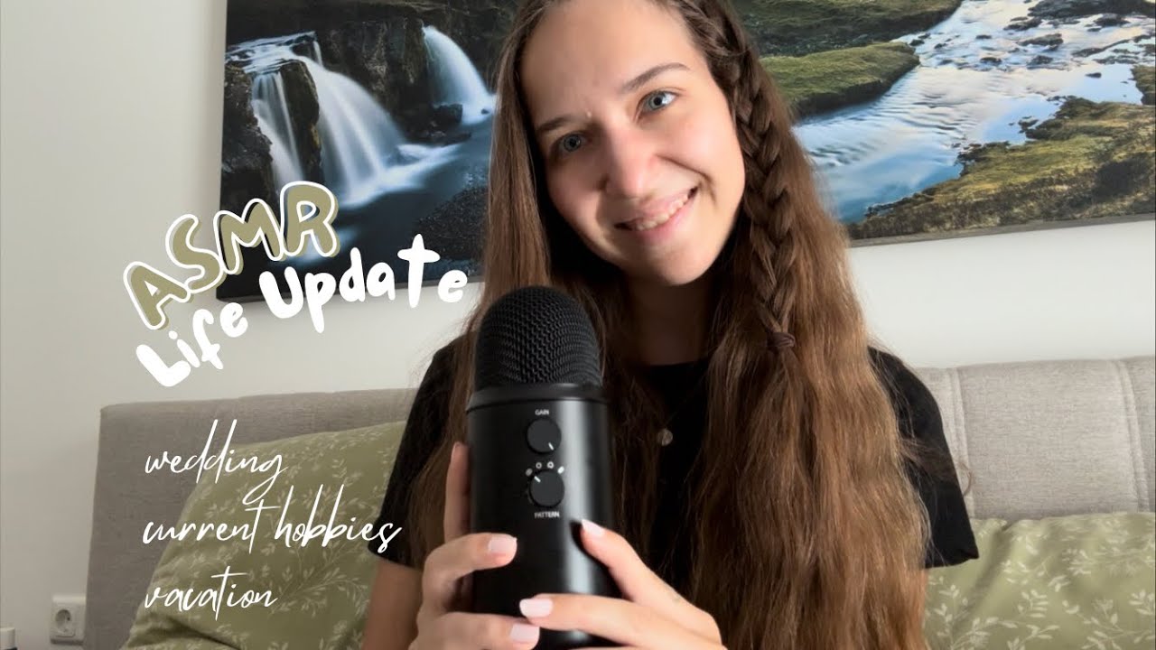 ASMR Ear to Ear Whisper Ramble 🐢 wedding story, channel update & more ...