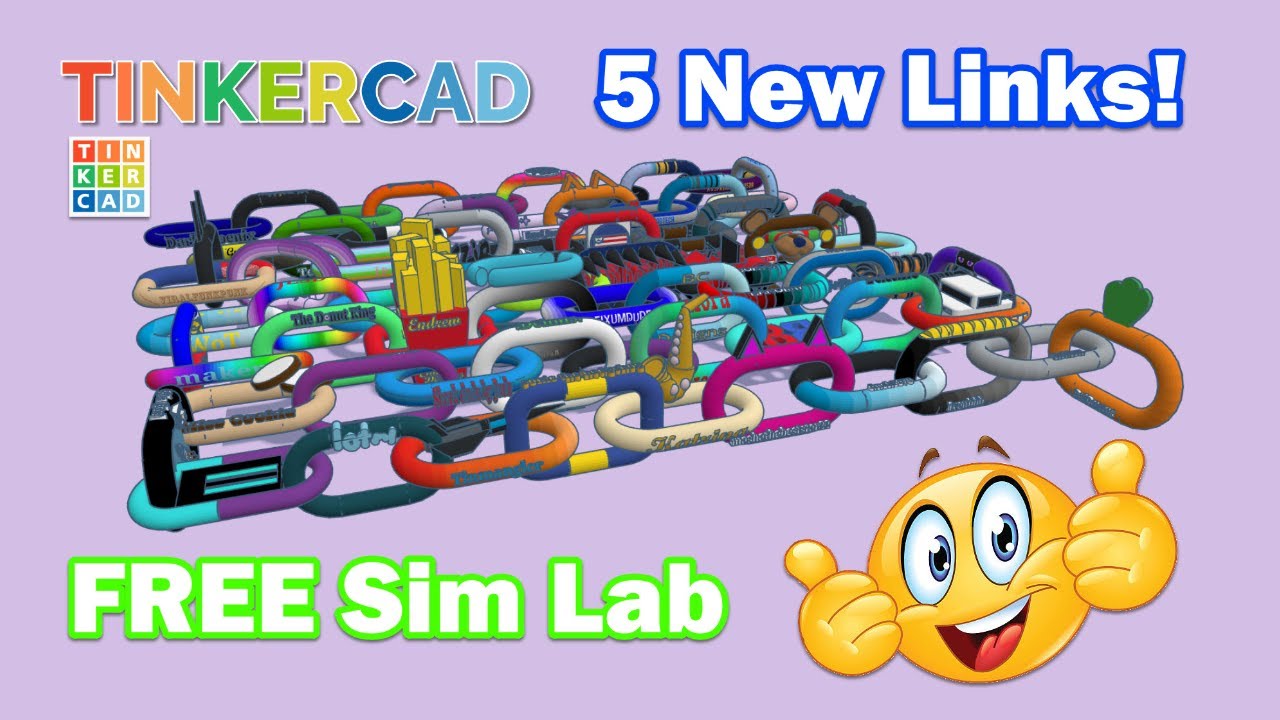 5 HOT New Tinkercad Chain Links & Excellent Sim Lab Shares! So COOL 💯🔥 ...