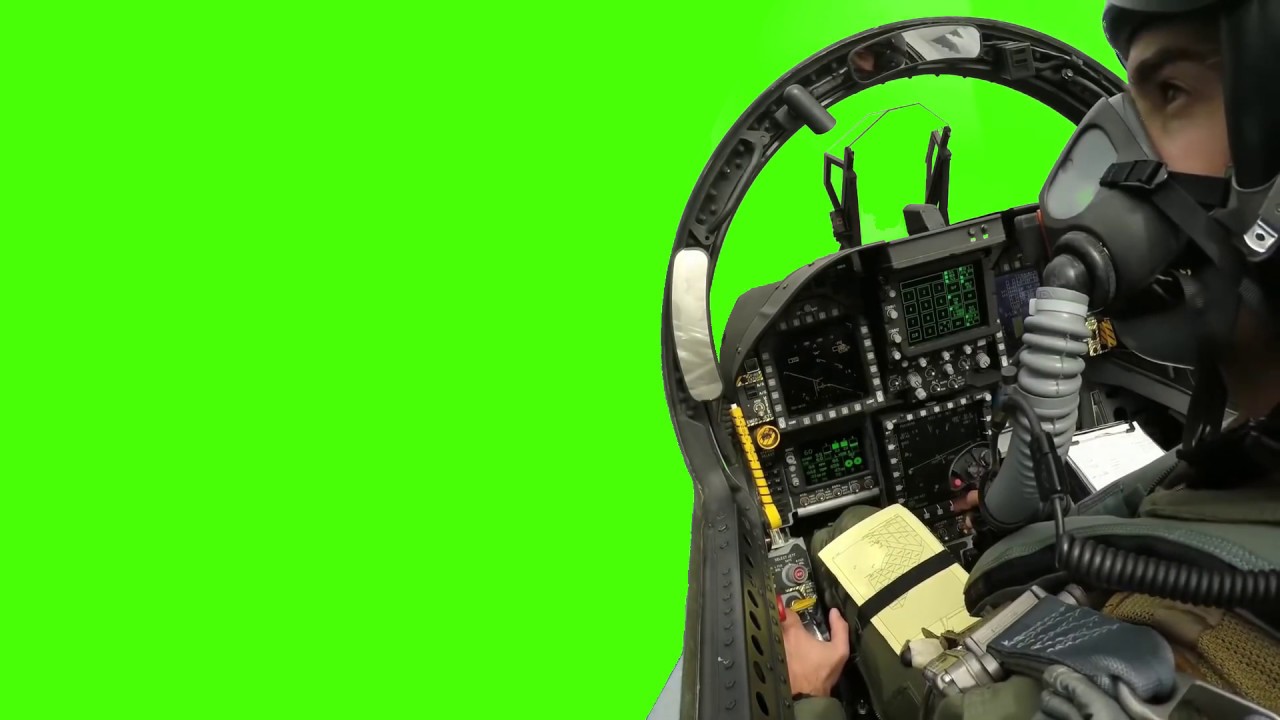 F 18 Fighter on Green Screen REAL [FREE USE] - YouTube
