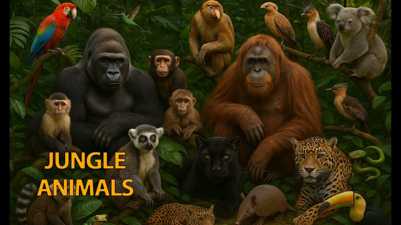 JUNGLE ANIMALS: The Mysterious World of Nature - YouTube