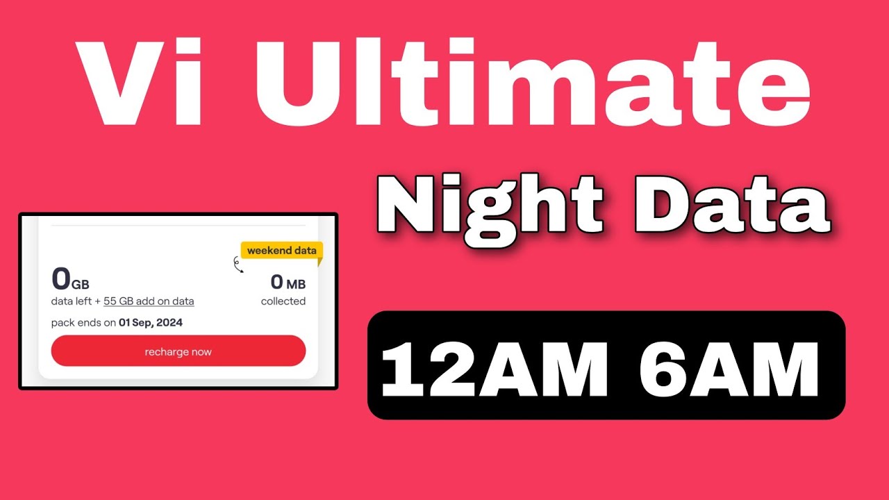 vi unlimited Night Data 12am to 6am | vi unlimited data from 12am to ...