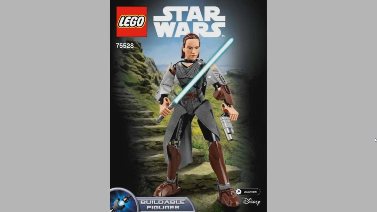 2017 LEGO Constraction Star Wars 75528 Rey - instruction timelapse ...