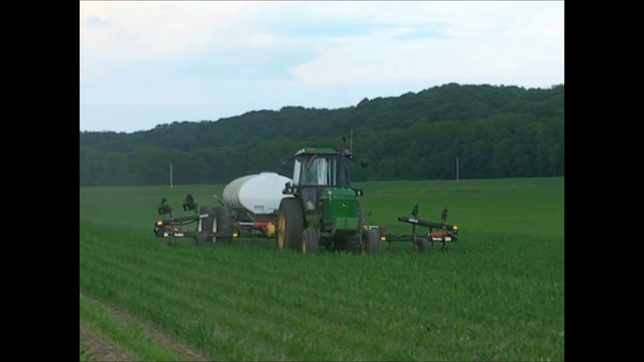 Yetter 2995 Parallel Linkage Fertilizer Coulter in the Field - YouTube