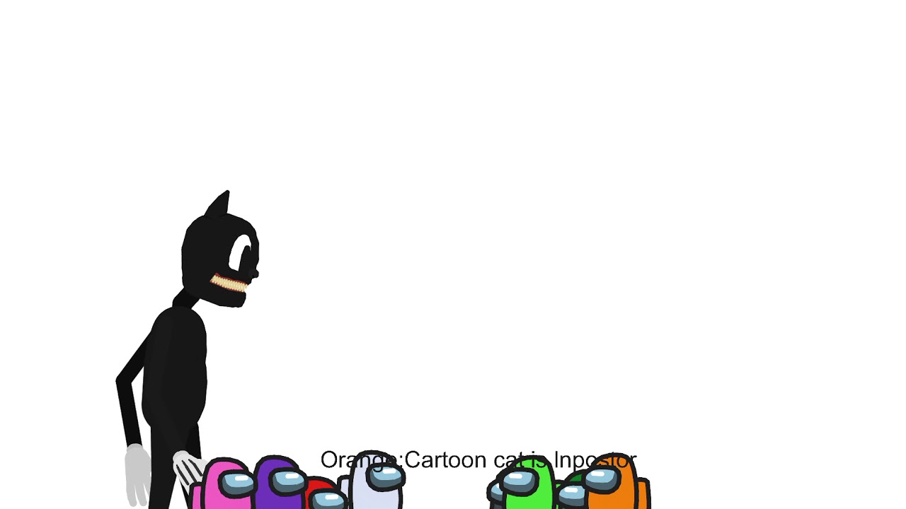 Cartoon cat is Impostor Among us - YouTube