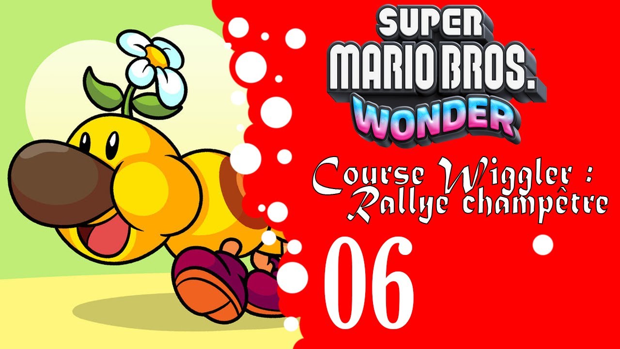 Super Mario Bros Wonder, Course Wiggler : Rallye champêtre (GamePlay ...