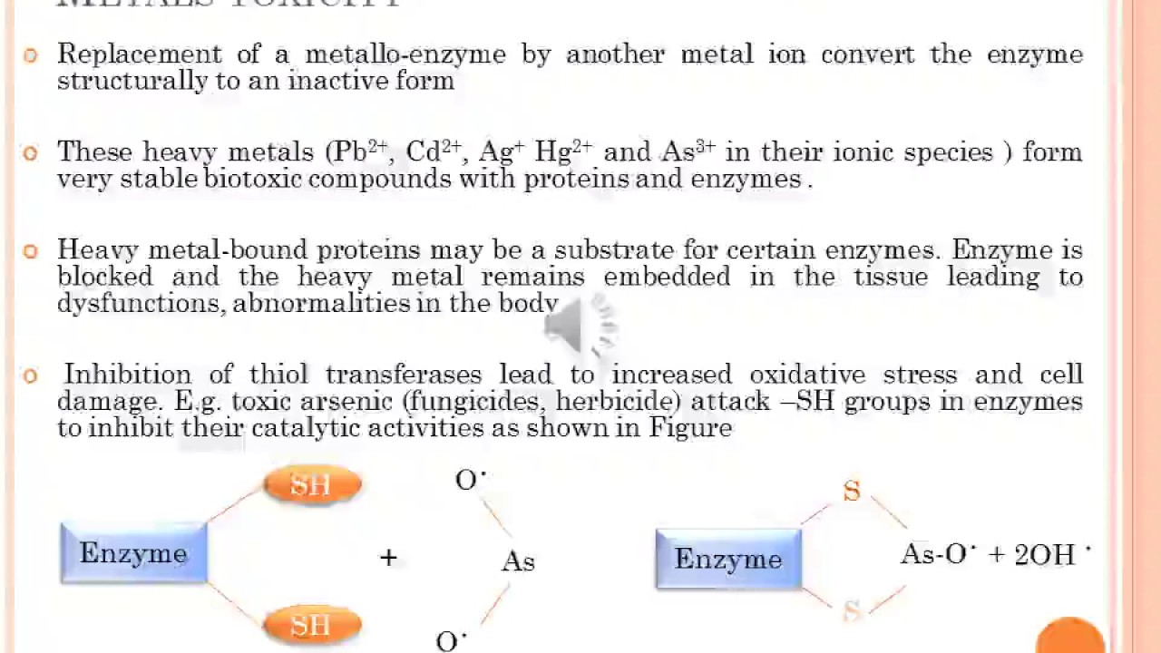 Toxicity of heavy metals - YouTube
