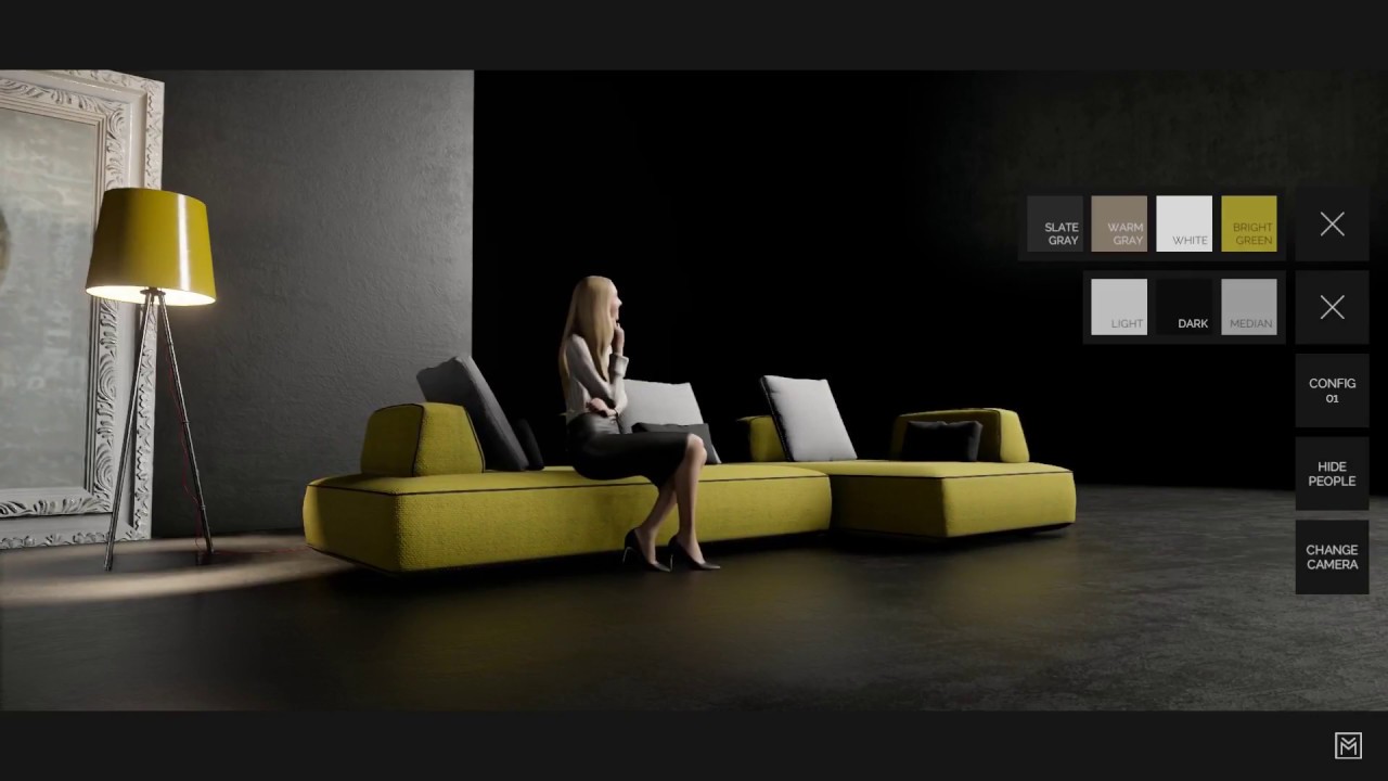 Interactive 3d Sofa Configurator - YouTube