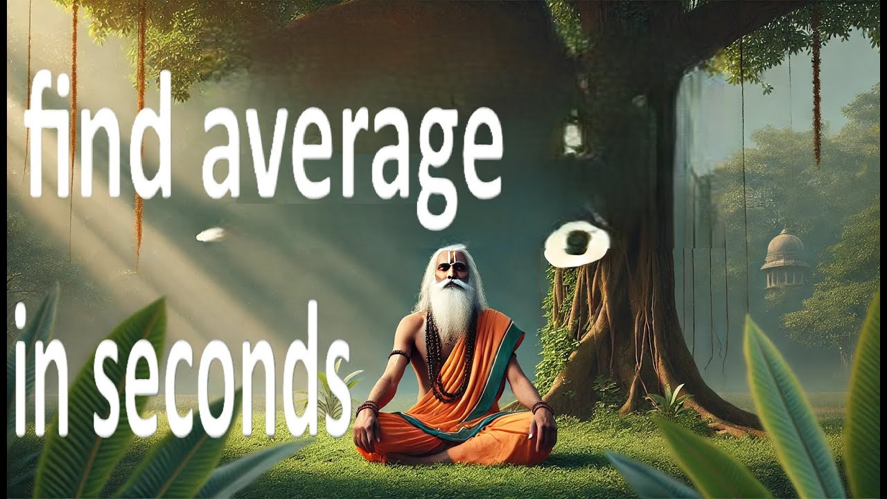 Class 3 Maths: Mind-Blowing Vedic Math Trick for Averages! 🔥📊 - YouTube