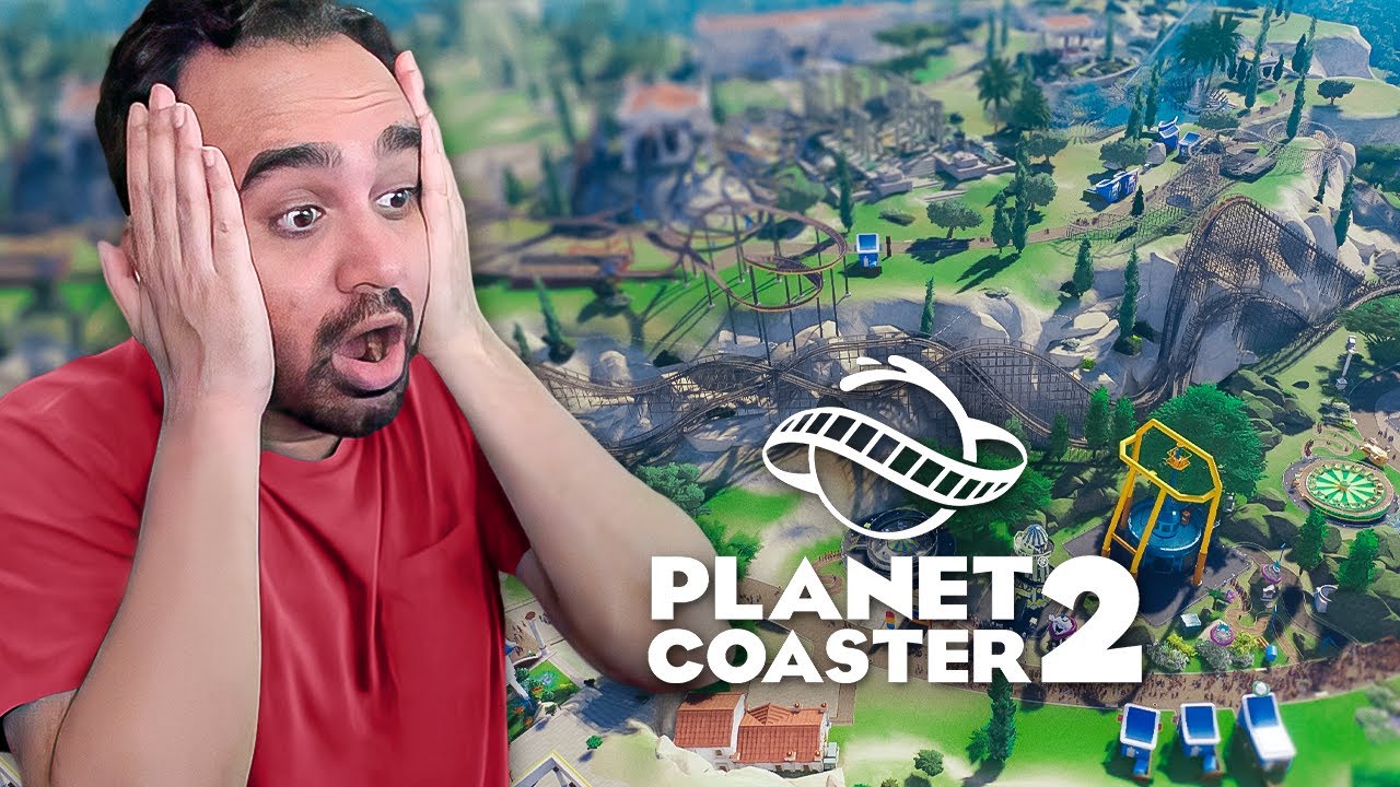 Squeex is showing his Artistic GENIUS in Planet Coaster 2 - YouTube