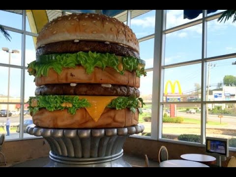 The leaning tower of burger (watch at a slower speed to get full effect ...