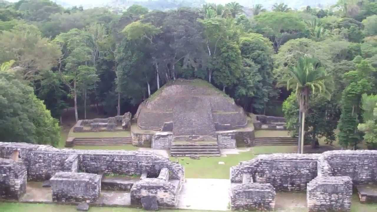 View From Top of Caana Pyramid - Caracol Mayan Ruins, Belize - YouTube