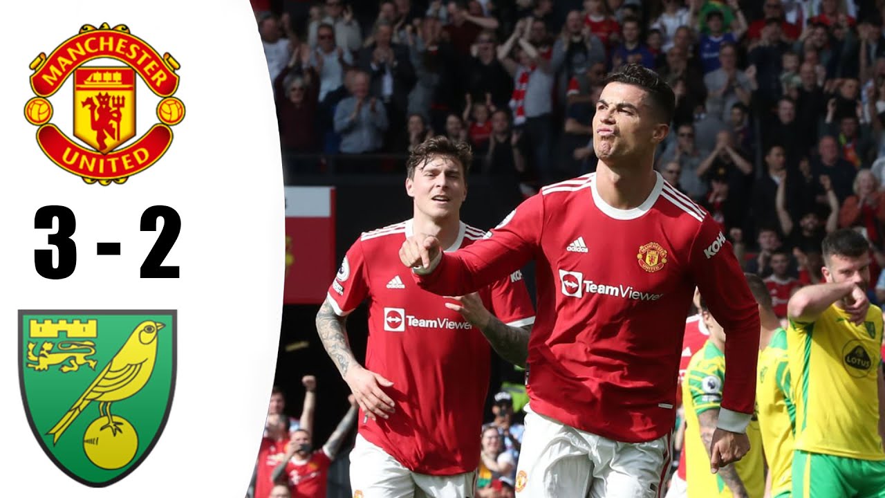 Manchester United vs Norwich 3-2 Highlights | Premier League - 2021/ ...