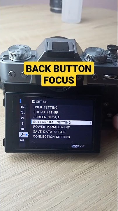 TUTORIAL BACK BUTTON FOCUS FUJIFILM #shorts #fujifilm - YouTube