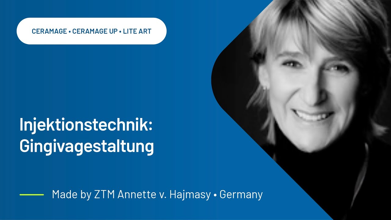 CERAMAGE UP – Injektionstechnik: Gingiva Gestaltung – Step by Step - YouTube