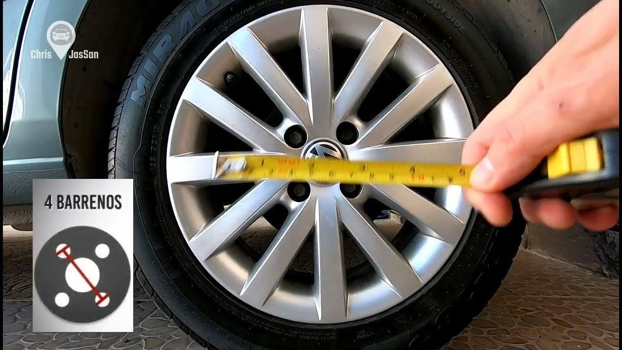¿Como saber la barrenación de un rin? Medir barrenacion de rines automotrices 🚘 - YouTube