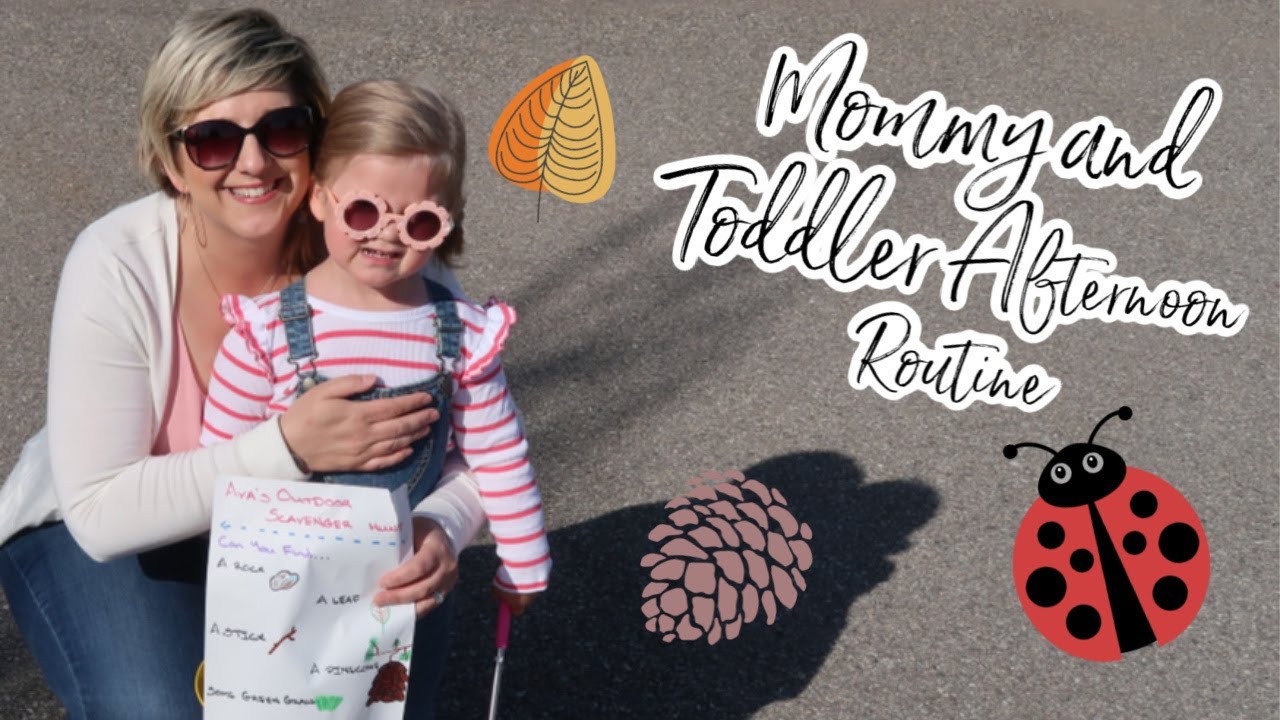 Afternoon Routine | Simple Springtime Outdoor Activity For Toddlers ...
