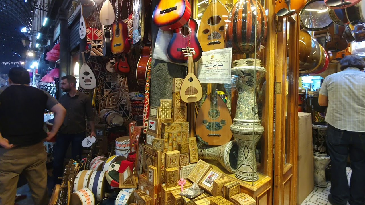 Musical instruments. Souq Al-Hamidiyah, Damascus, Syria. Magic. - YouTube