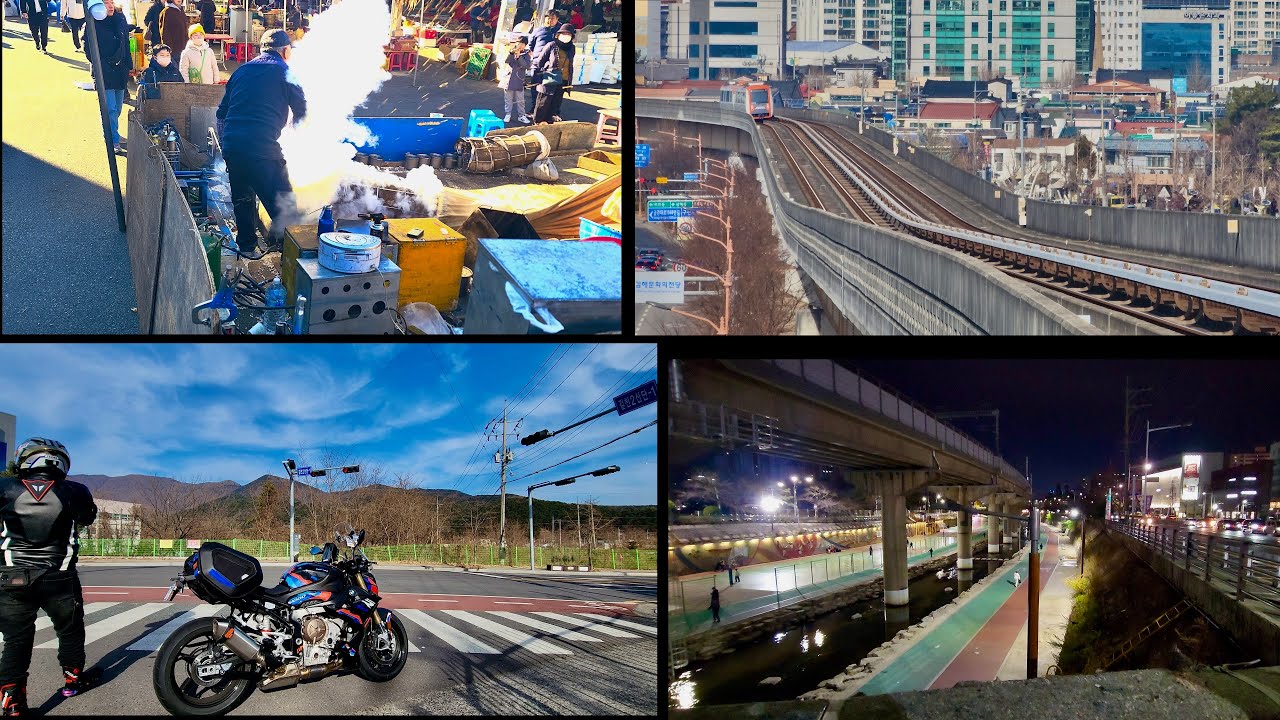 Ordinary views of Busan city / South Korea / motorcycle tour - YouTube