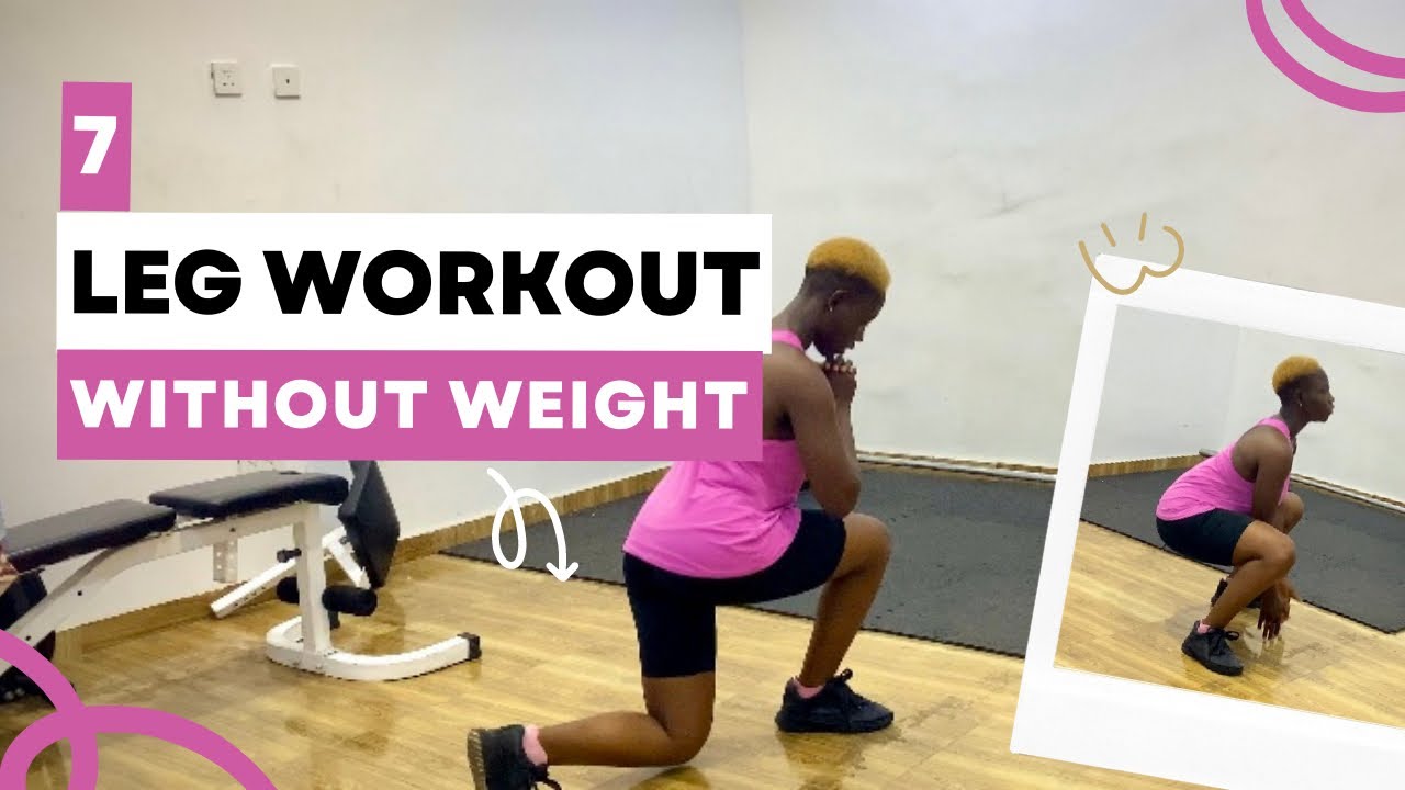 7 Leg Workout Routine Without Weight - YouTube