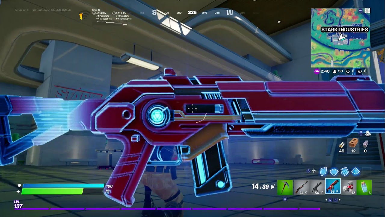 STARK INDUSTRIES BLASTER RIFLE IS OVERPOWERED!!!: Fortnite - YouTube