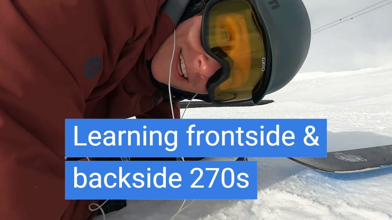 Learning frontside & backside 270s - YouTube