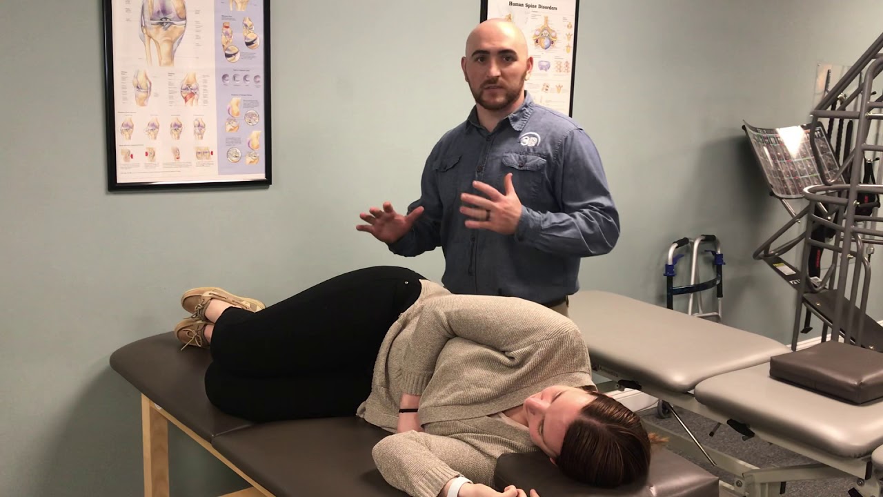 Low back Pain Joint Mobilizations: Side Bending - YouTube