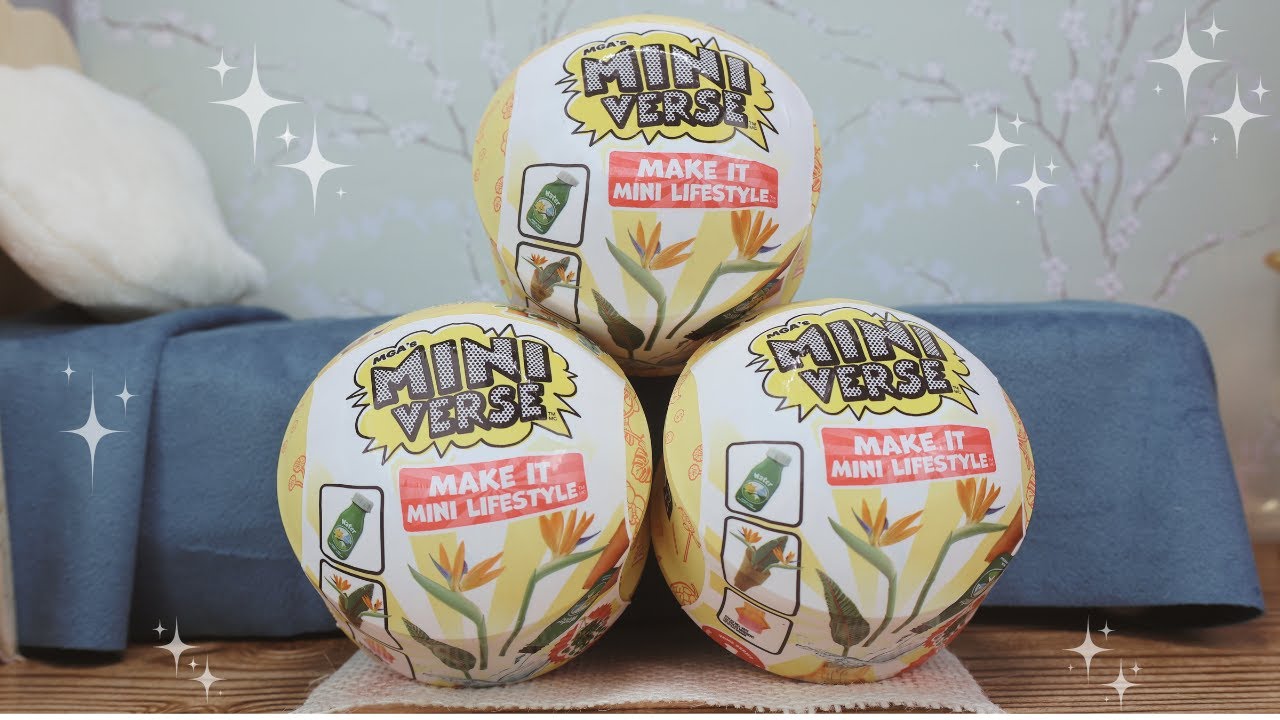 Unboxing MGA MiniVerse Lifestyle Surprise Capsules | Cute Mini Finds ...