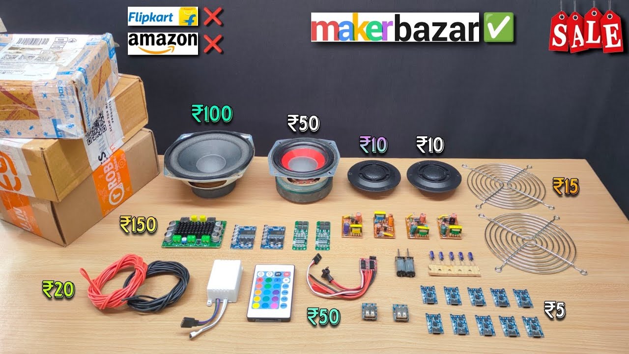 Makerbazar Unboxing Video | Electronic Components Unboxing | makerbazar ...