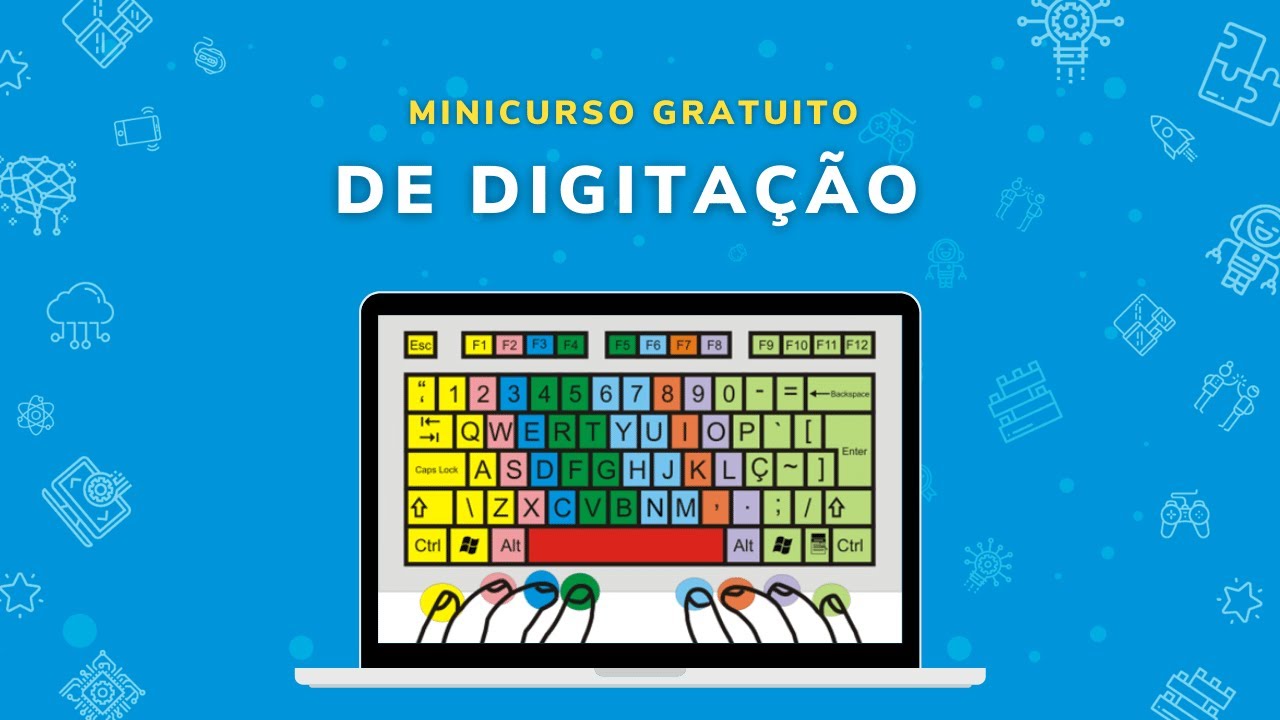 [Minicurso Digitação] 5.3)Dicas de Digitação: Digitar sem olhar - YouTube