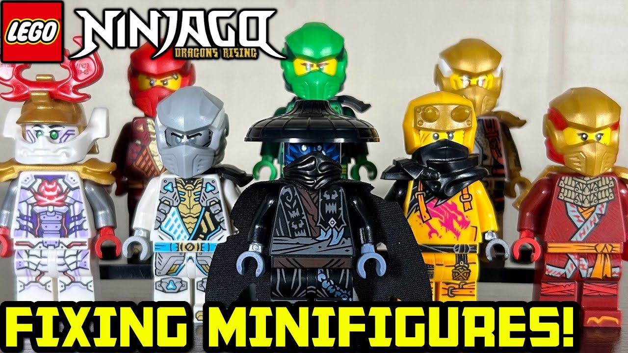 FIXING Season 3 Minifigures! 🐉 Ninjago Dragons Rising Custom ...
