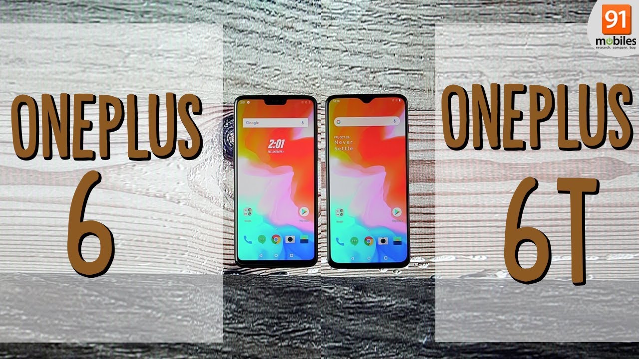 OnePlus 6T vs OnePlus 6: Comparison overview [Hindi हिन्दी] - YouTube