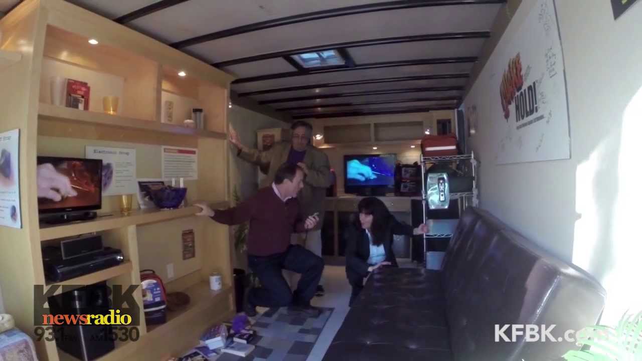 NewsRadio KFBK | Earthquake Simulator | Tim Lantz - YouTube