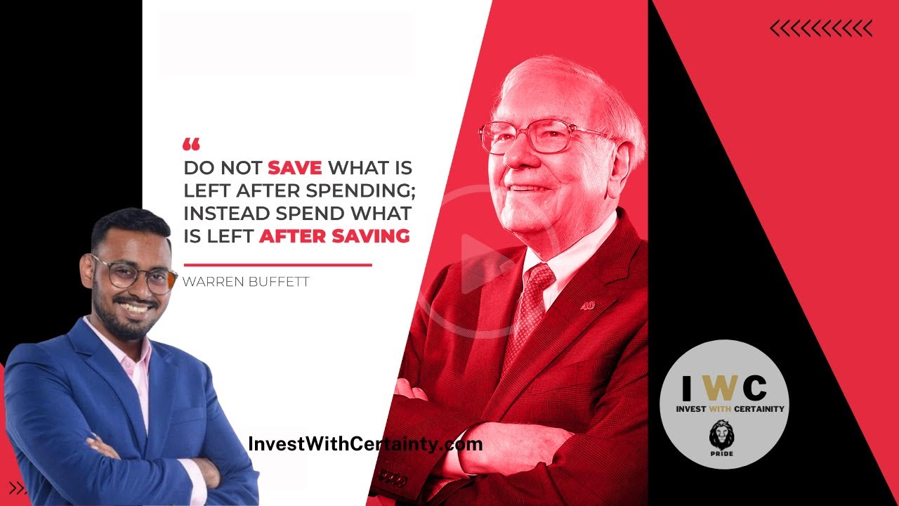 Don't save what is left after spending; spend what is left after saving ...