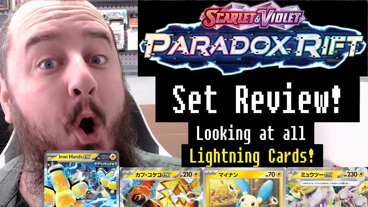 Paradox Rift Set Review! All Lightning Cards - Pokemon TCG - YouTube