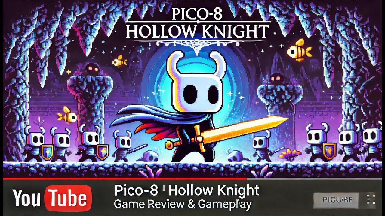 Pico 8 Hollow Knight : Low knight : Harder than expected - YouTube