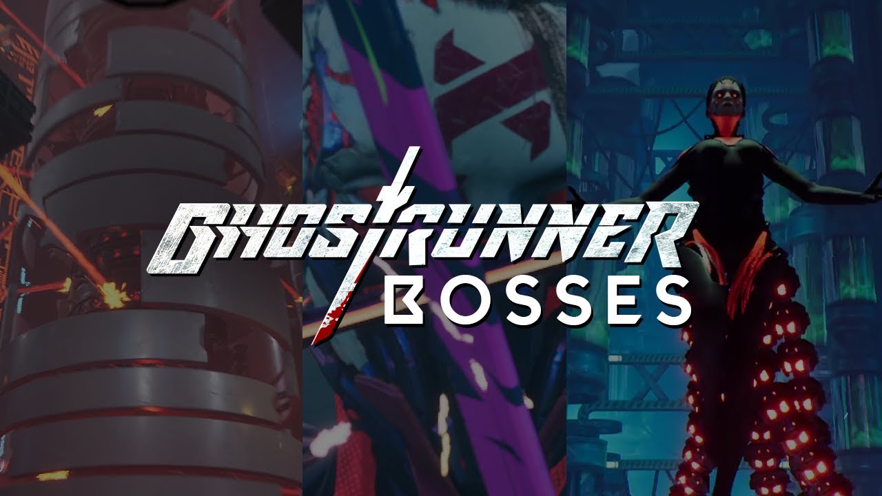 Ghostrunner Boss fights (3 Bosses) - YouTube