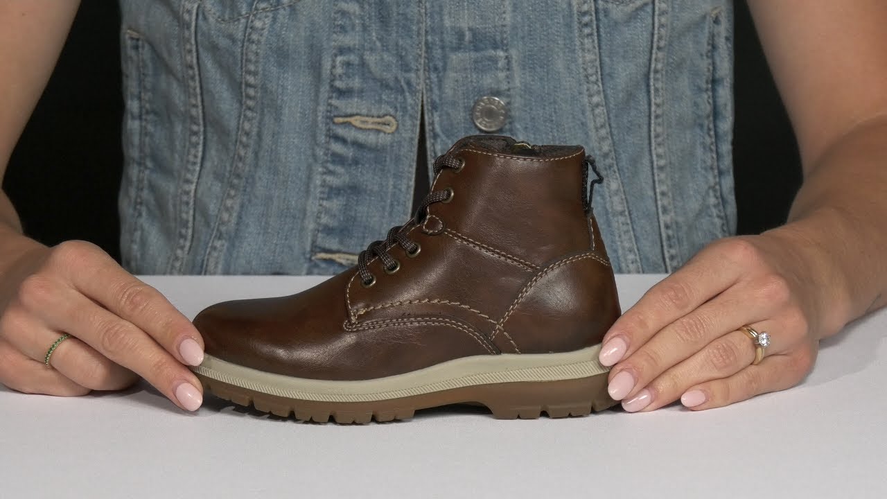 Florsheim Kids Lookout Jr. Plain Toe Lace-Up Boot (Toddler/Little Kid ...