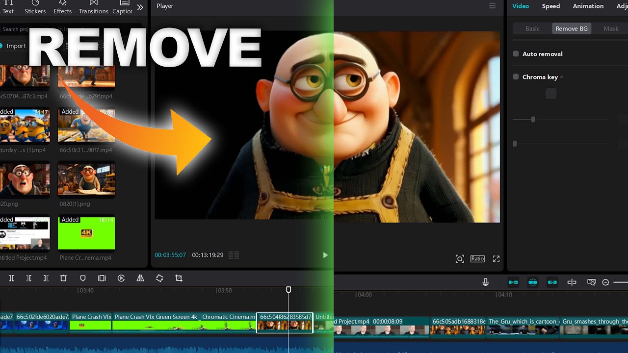 How to Remove Background in CapCut PC | CapCut Remove Background Tutorial - YouTube