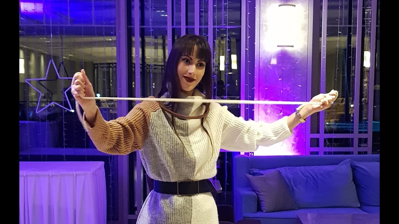 Female Magician (Magic Rope Routine) - YouTube