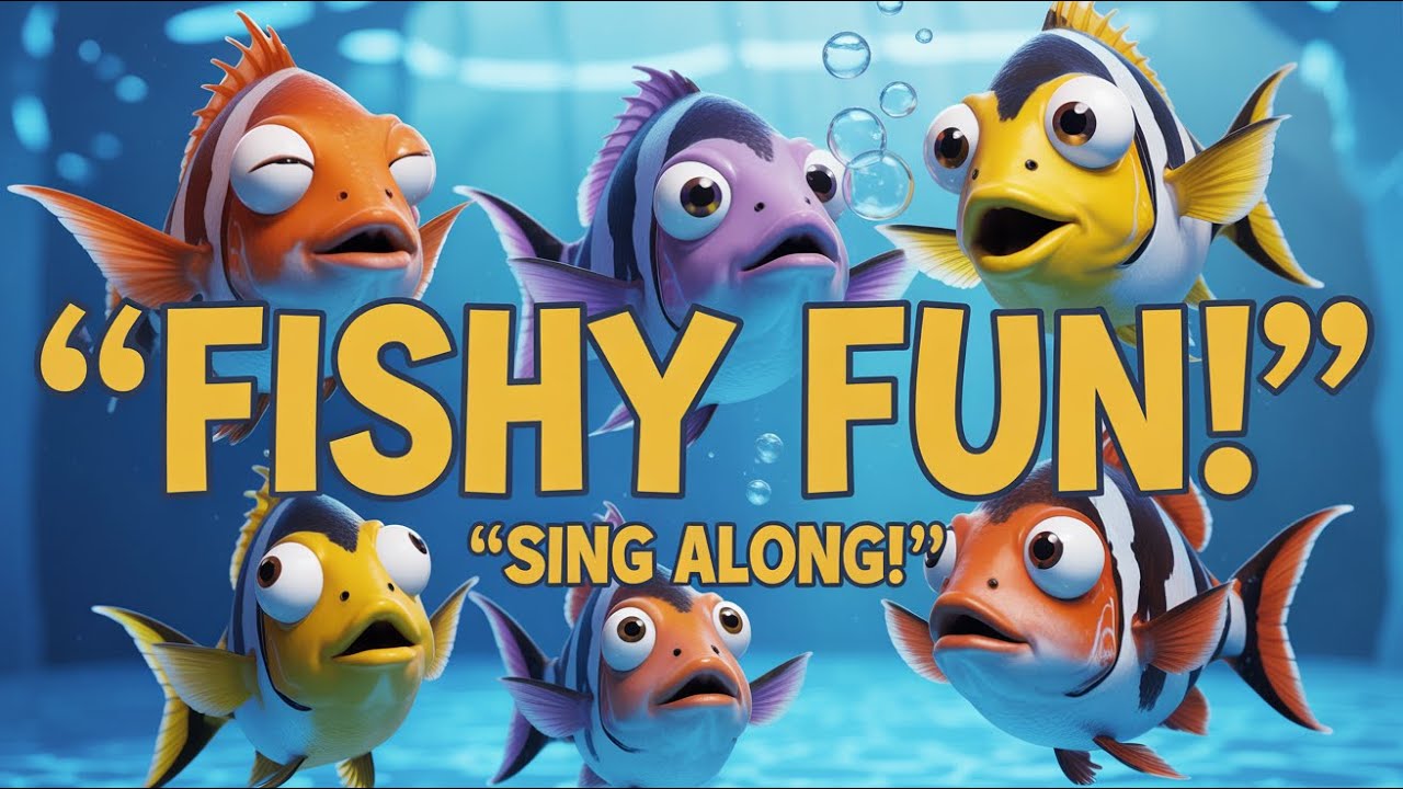 Ocean Animals Kids Rhyme | Learn Fish Names and Sea Creatures with Fun ...