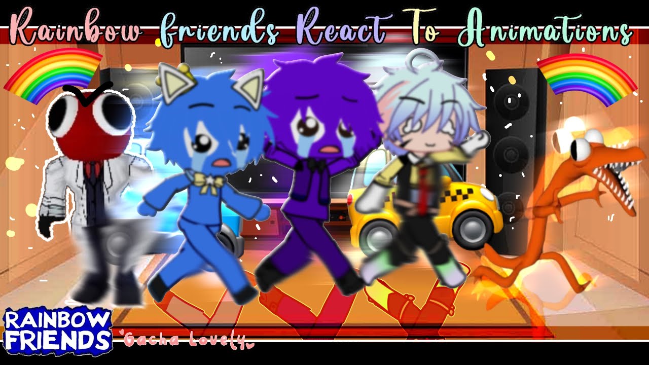 🛍️🌈Orange dodging the cars! Rainbow friends REACT 🌈🛍️PART 53 - YouTube