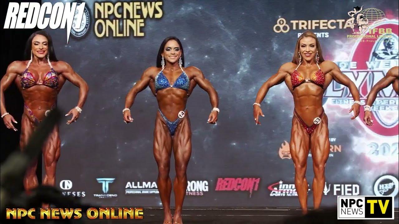 2022 IFBB Pro League Figure Olympia Friday Prejudging Comparisons 4K Video - YouTube