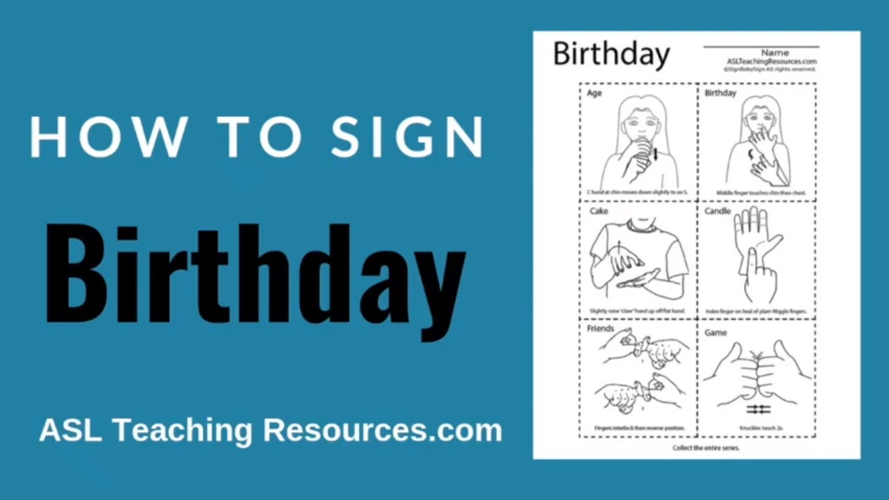 Learn How to Sign the Word - YouTube