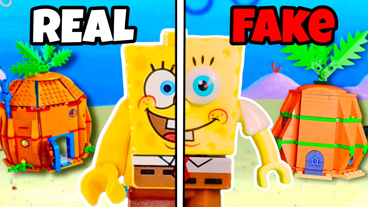 I Tested FAKE ILLEGAL LEGO SpongeBob sets... - YouTube