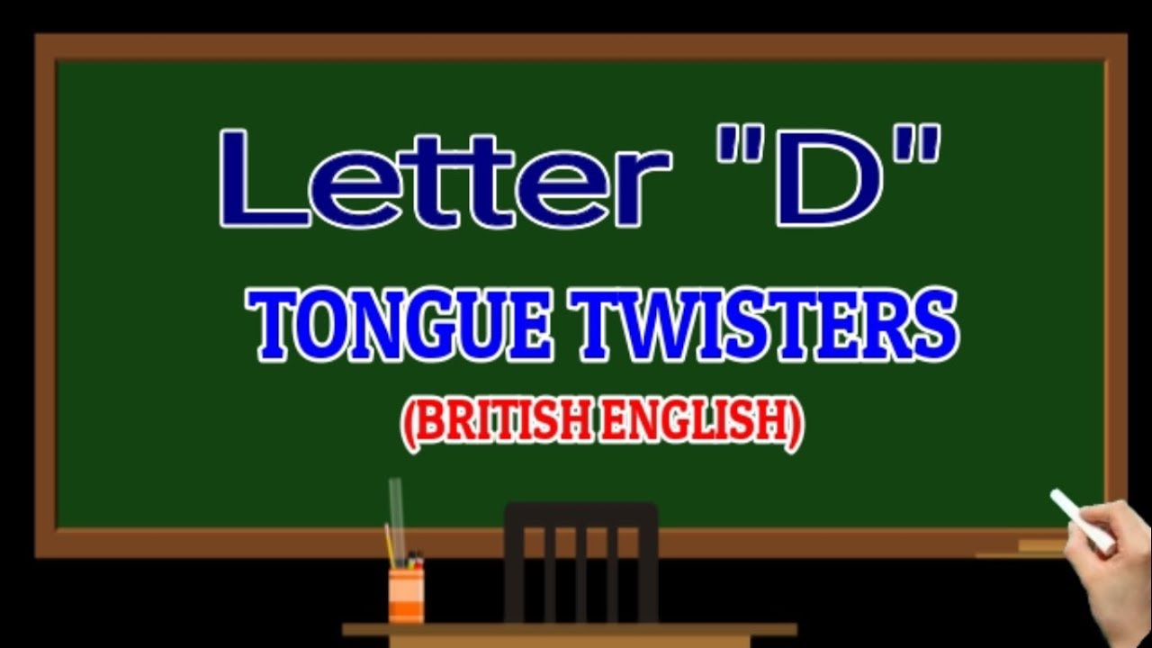 Tongue Twister || Letter D || Kids Tongue Twister || Tongue Exercise ...
