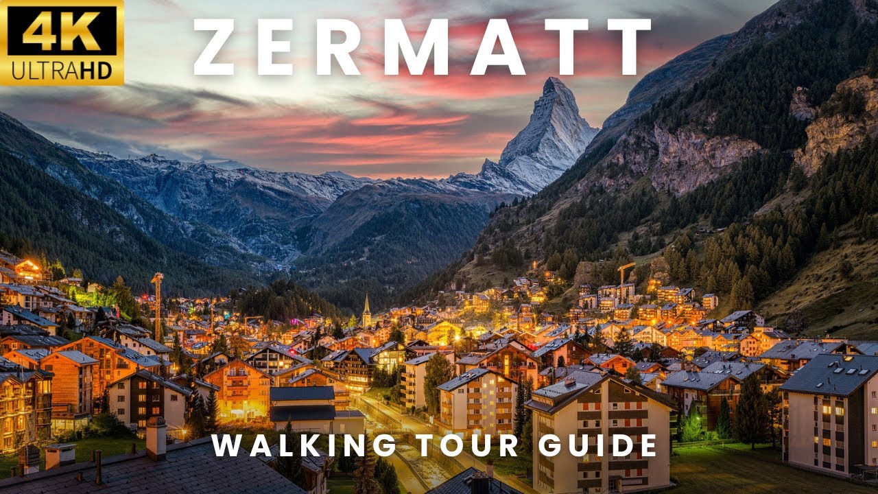 6 mins of calm at Zermatt Switzerland 🇨🇭| 4K | Matterhorn View and ...